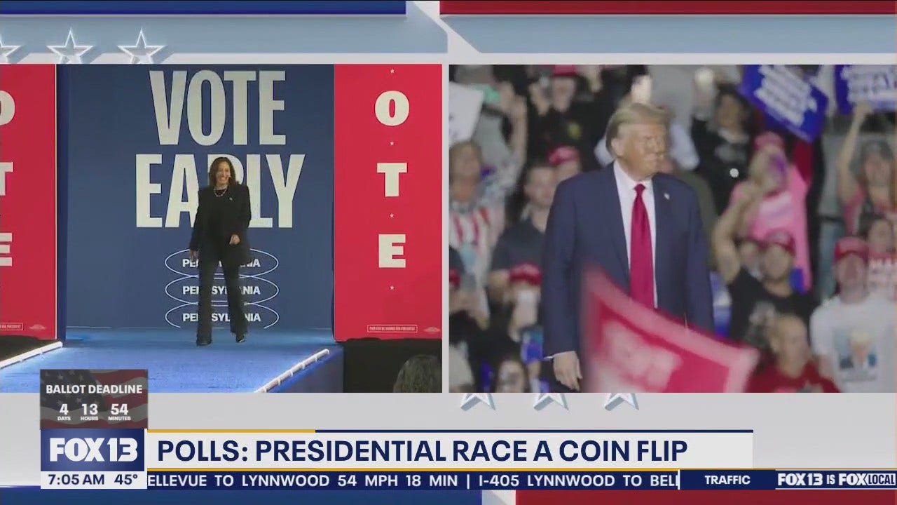 Presidential election polls: The race is as close as a coin flip | FOX ...