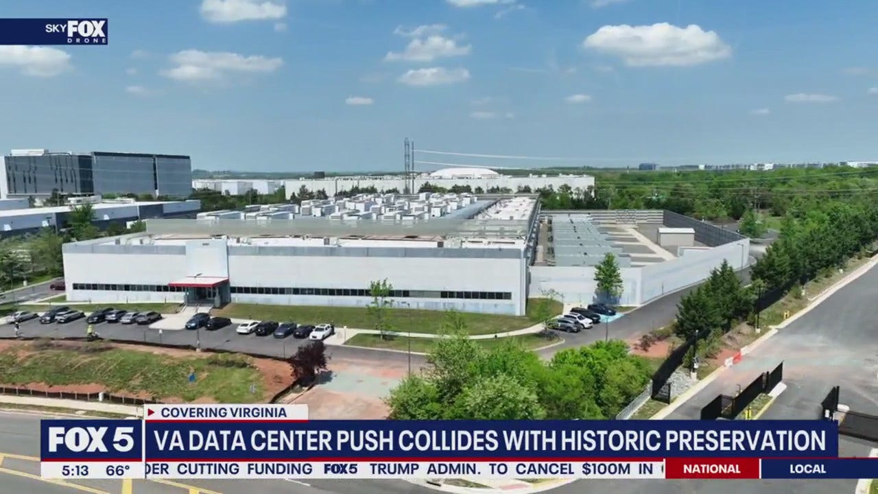 VA data center push colliding with historic preservation | FOX 5 DC