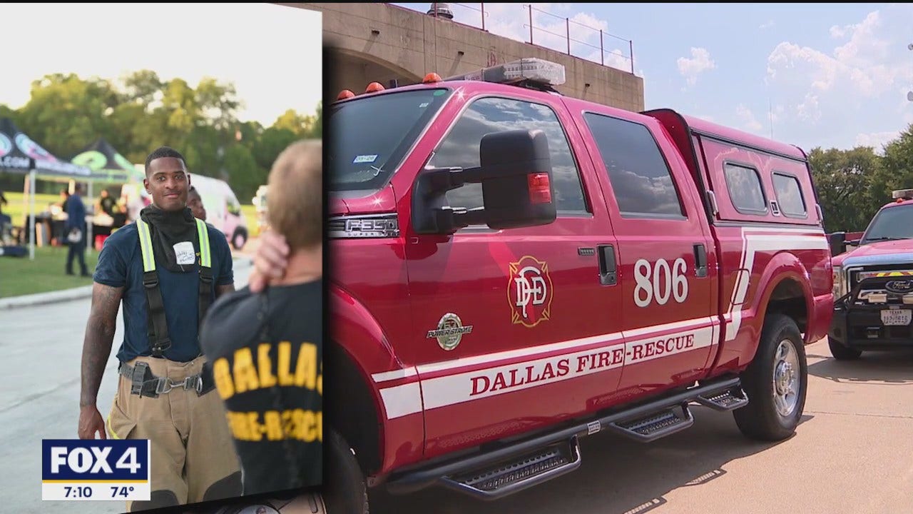 Retired NFL wide receiver becomes Dallas firefighter | FOX 4 Dallas ...