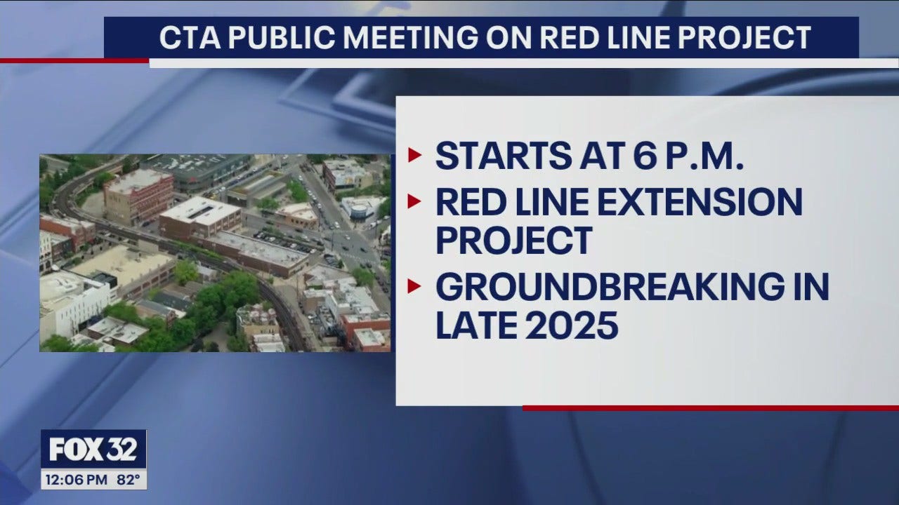 CTA seeks public input on Red Line Extension Project | FOX 32 Chicago