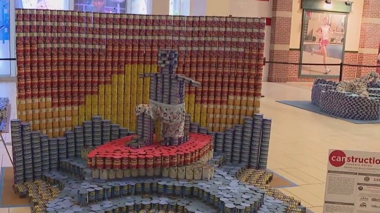 Canstruction Challenge benefits St. Mary's Food Bank | FOX 10 Phoenix