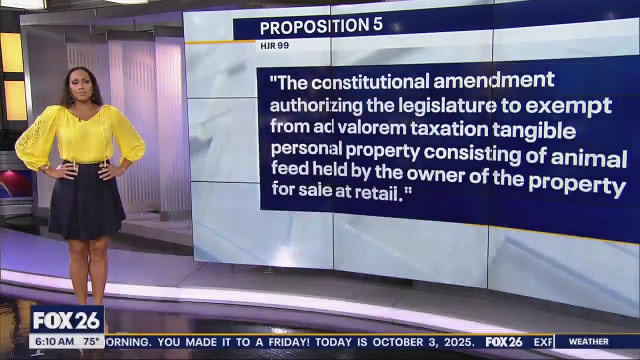 Ballot Breakdown: Texas Proposition 5 explained | FOX 26 Houston