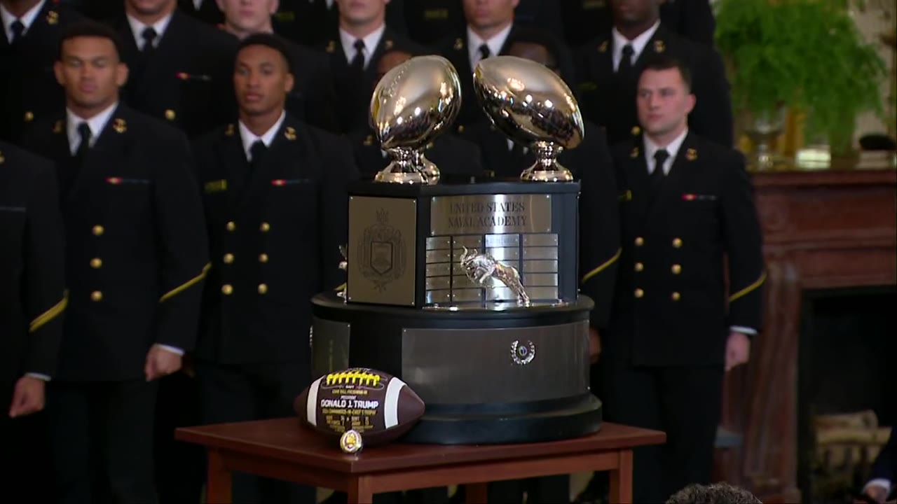 Trump awards Navy Commander in Chief trophy [RAW] | FOX 9 Minneapolis ...