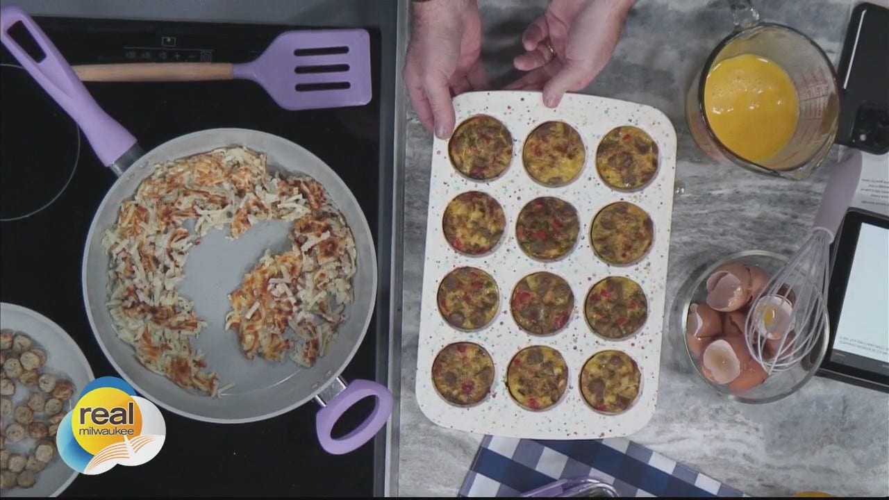 RECIPE: Sausage & hashbrown egg muffins | FOX6 Milwaukee