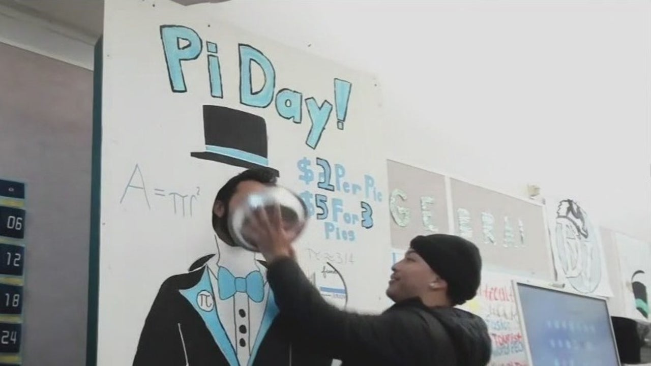 Math-rapping teacher gets pied for Pi Day | KTVU FOX 2