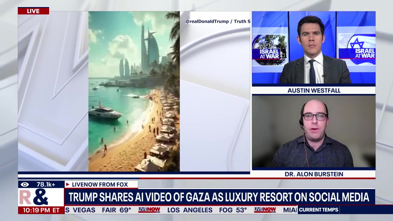 Trump posts AI video of Gaza as luxury resort | LiveNOW from FOX