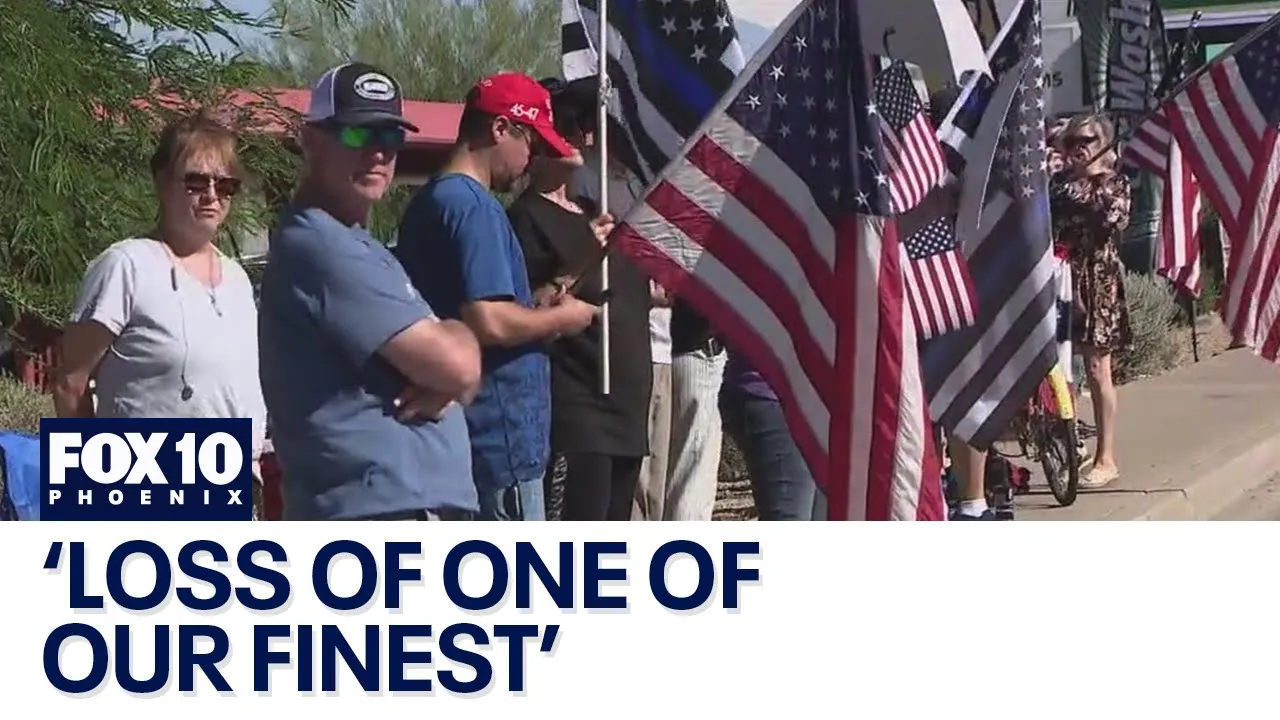 Zane Coolidge: People line procession route | FOX 10 Phoenix