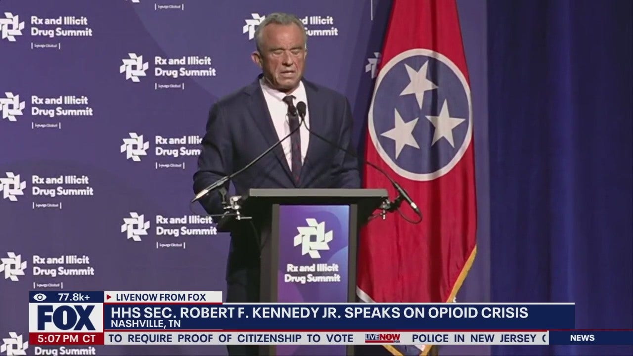 HHS Sec. RFK Jr. speaks on opioid crisis | LiveNOW from FOX