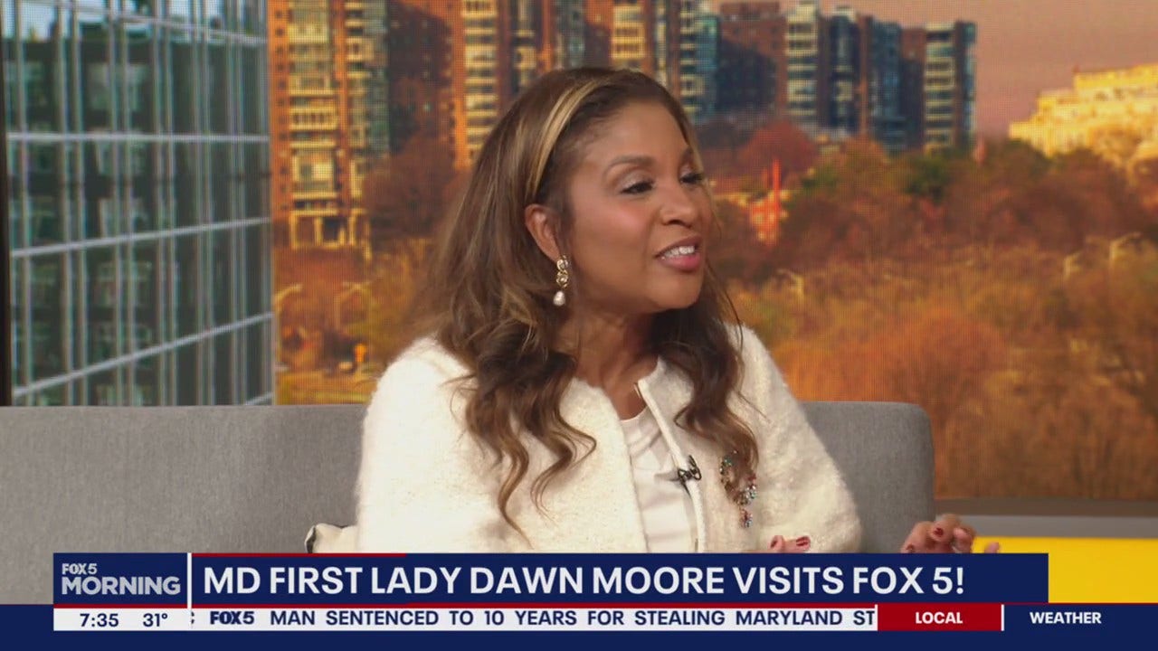 Maryland first lady Dawn Moore visits FOX 5 | FOX 5 DC
