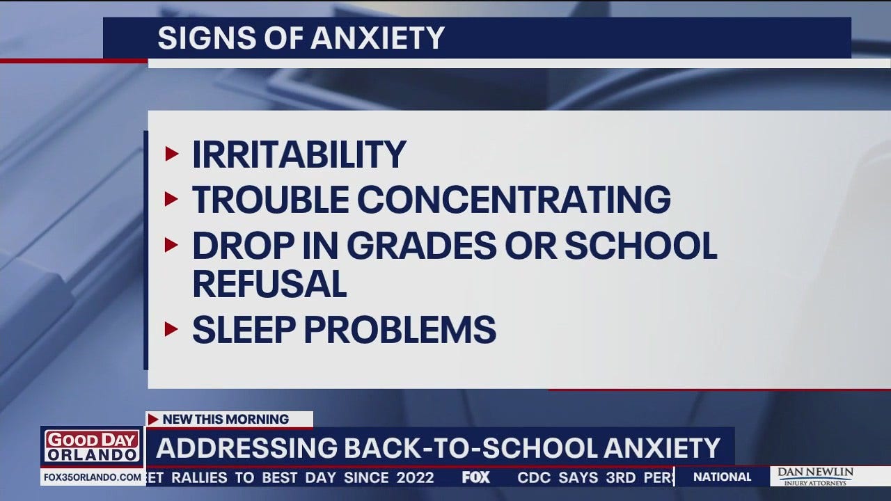 Anxiety before school: How to help students cope | FOX 35 Orlando