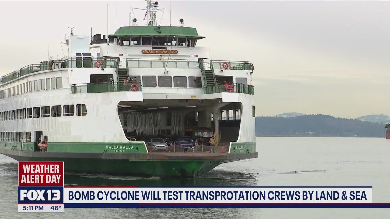 Bomb cyclone to test transportation officials by land and sea | FOX 13 ...