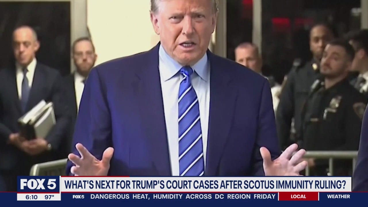 SCOTUS immunity ruling: What's next for Trump's court cases? | FOX 5 DC
