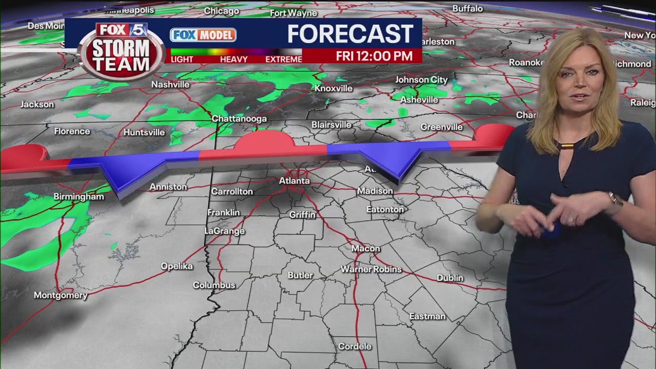Friday morning weather forecast | FOX 5 Atlanta