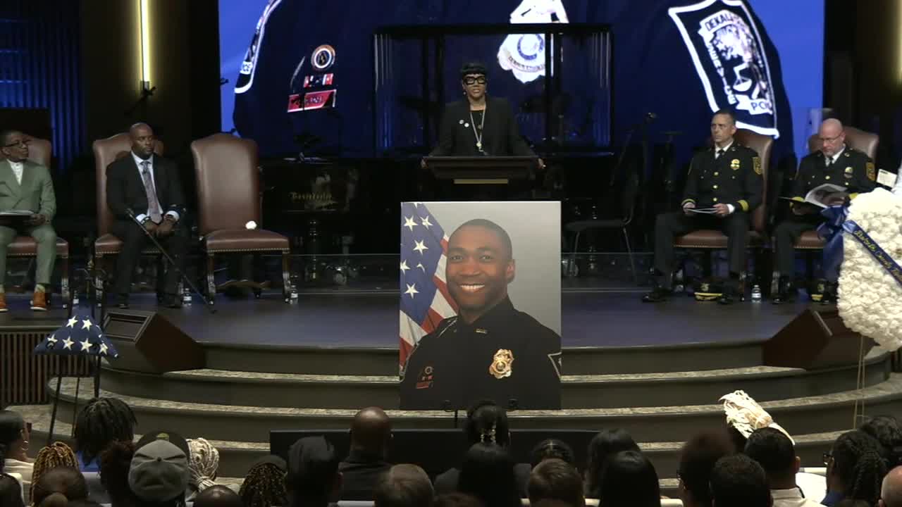 FULL: Memorial service for DeKalb Officer David Rose | FOX 5 Atlanta