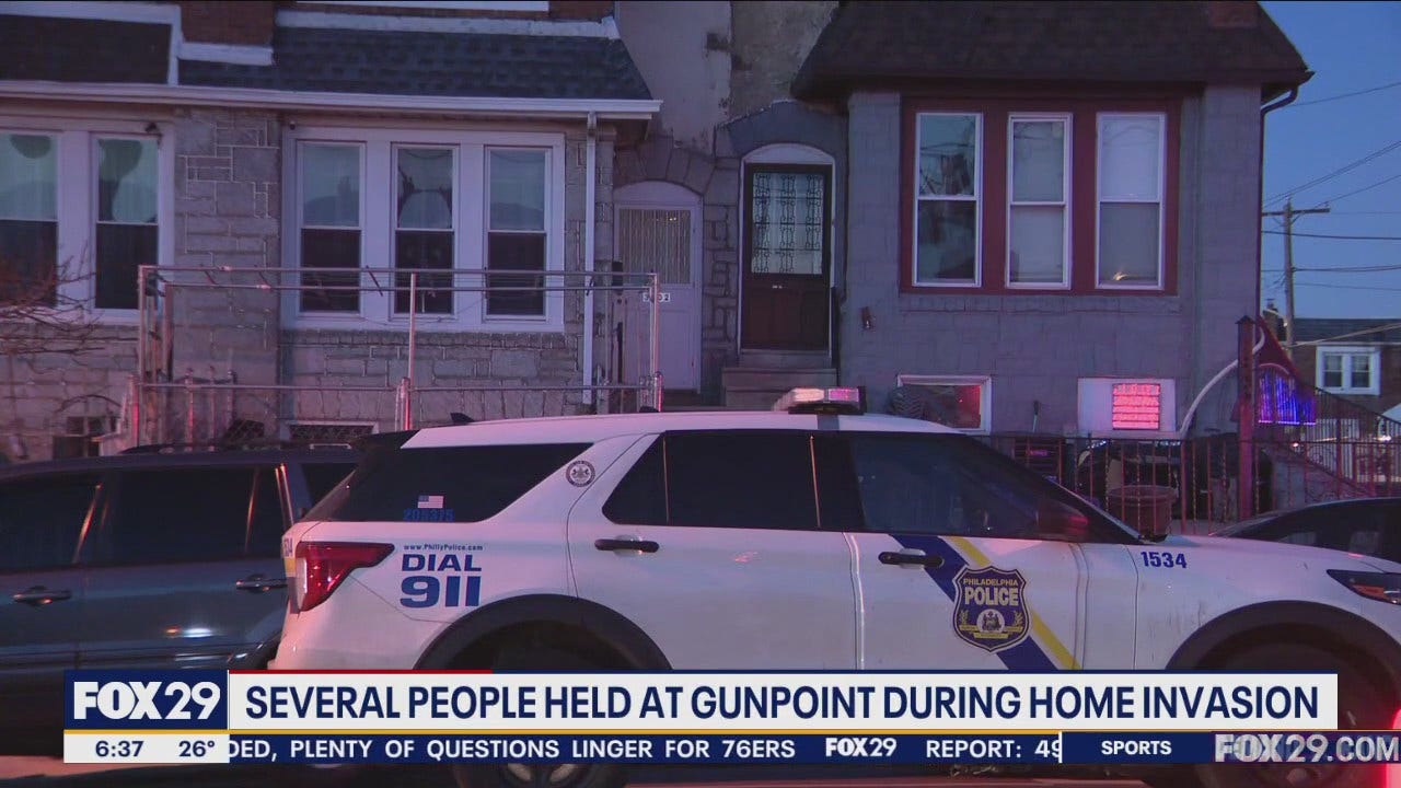 Several people held at gunpoint during Philly home invasion | FOX 29 ...