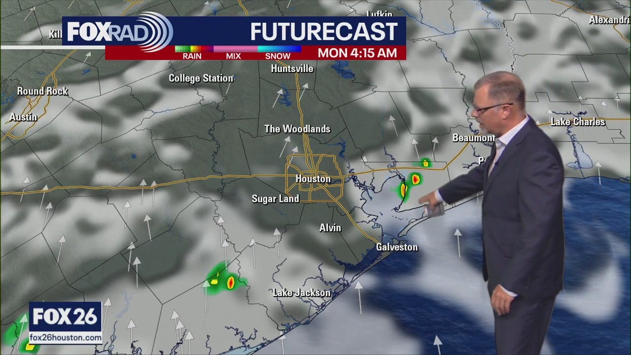 Houston weather: Isolated Monday storms and Saharan dust | FOX 26 Houston
