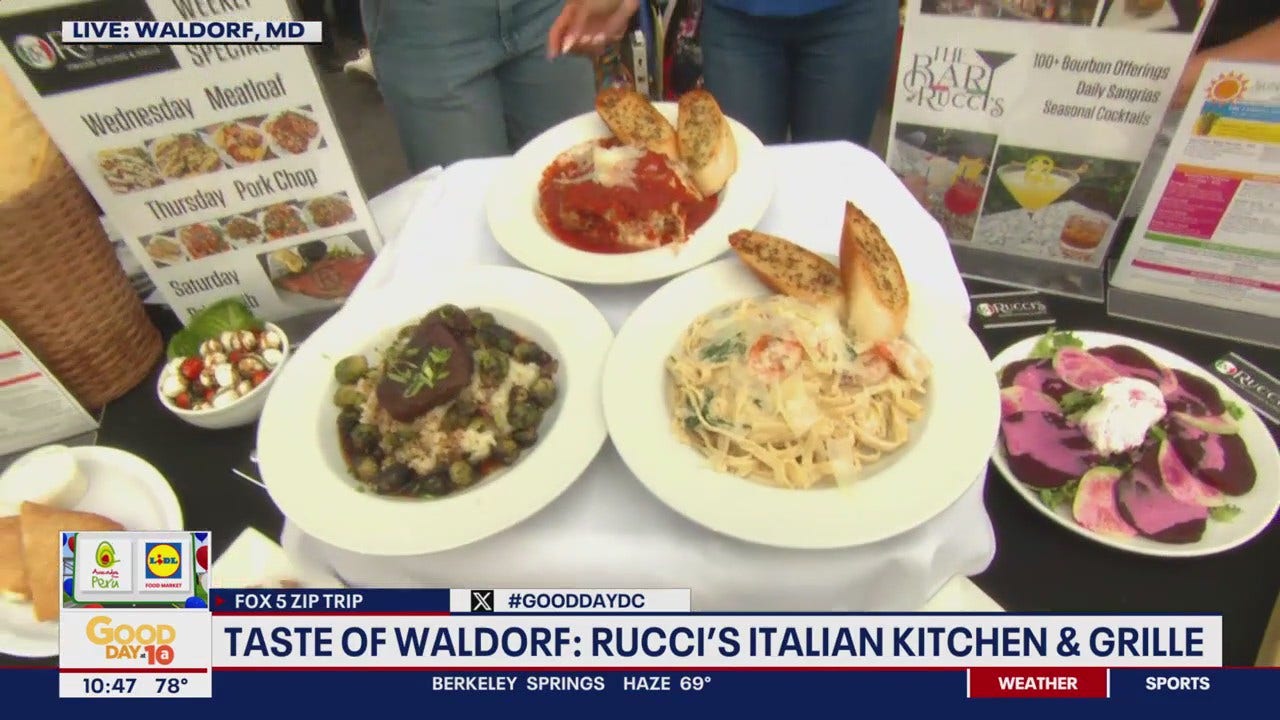 Zip Trip to Waldorf: Taste of the Town with Rucci's Italian Kitchen ...