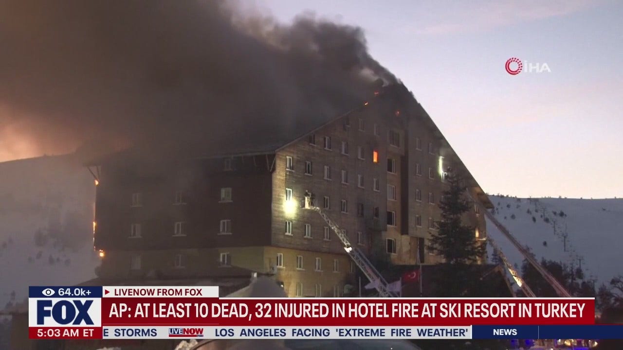 BREAKING: Ski resort fire kills 10 | LiveNOW from FOX