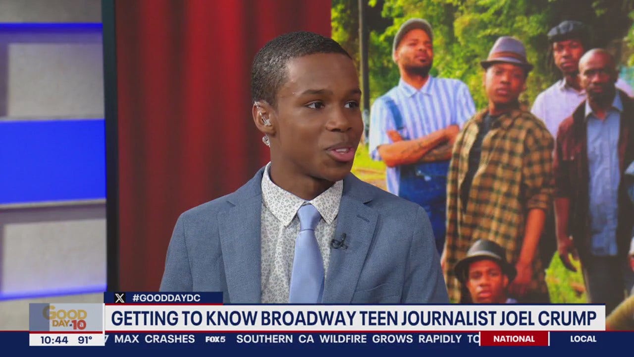 Getting to know Broadway Teen Journalist Joel Crump | FOX 5 DC