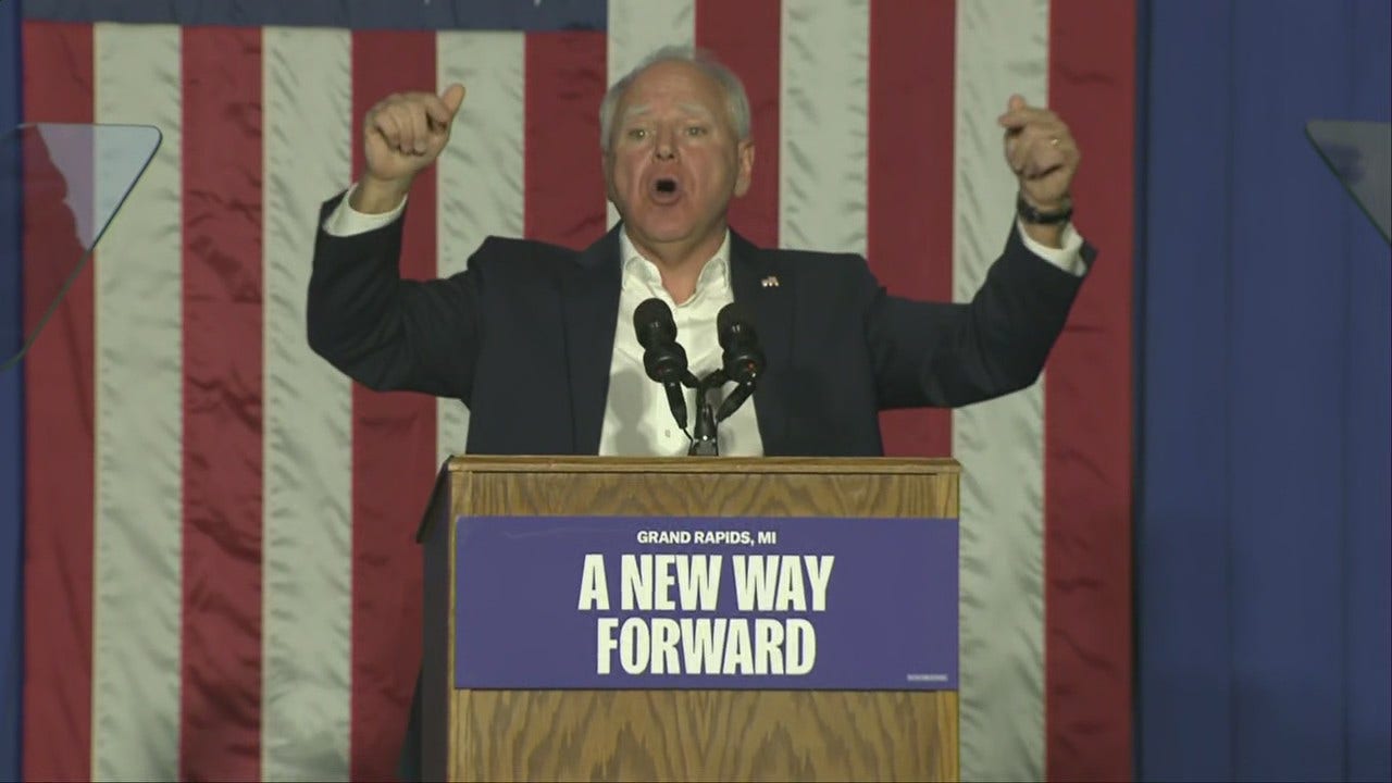 Tim Walz rally in Michigan: FULL SPEECH | FOX 4 Dallas-Fort Worth
