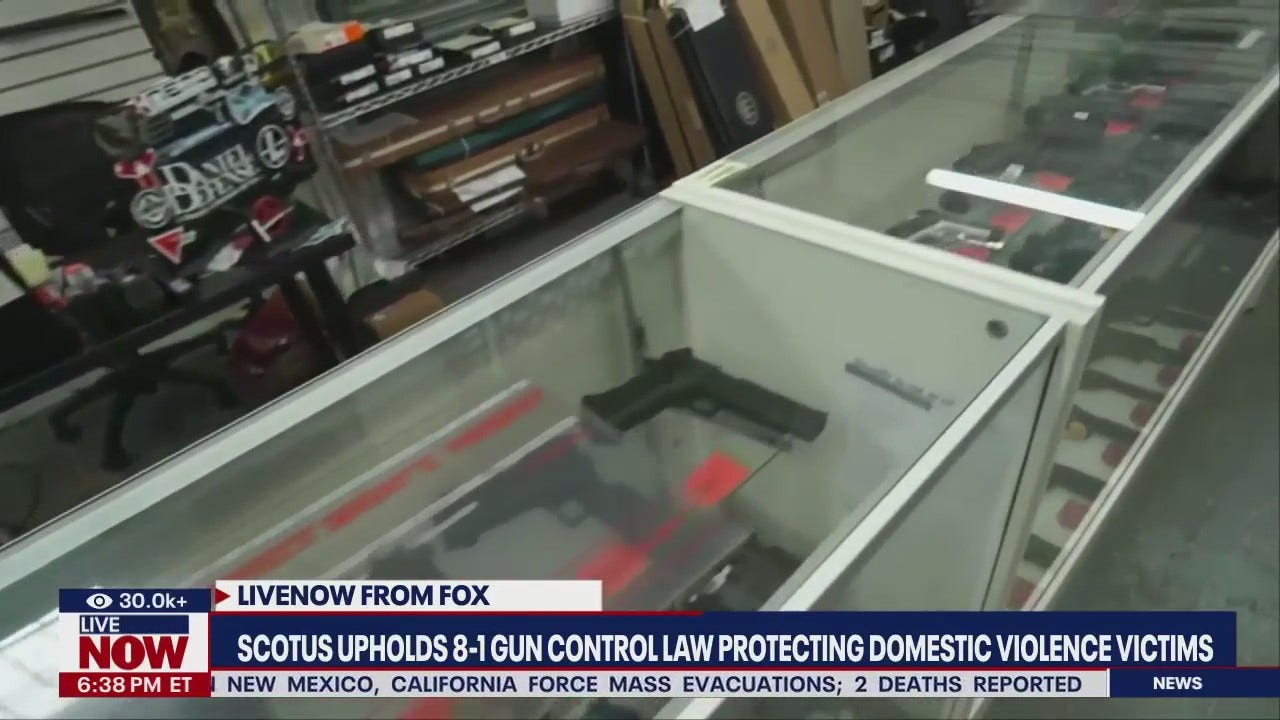SCOTUS upholds gun control law protecting DV victims | LiveNOW from FOX