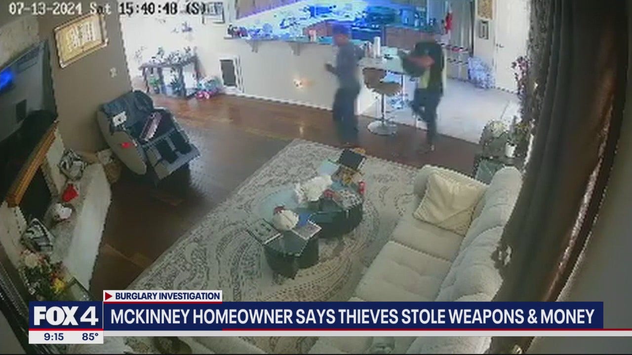 VIDEO: Thieves ransack McKinney home | FOX 4 Dallas-Fort Worth