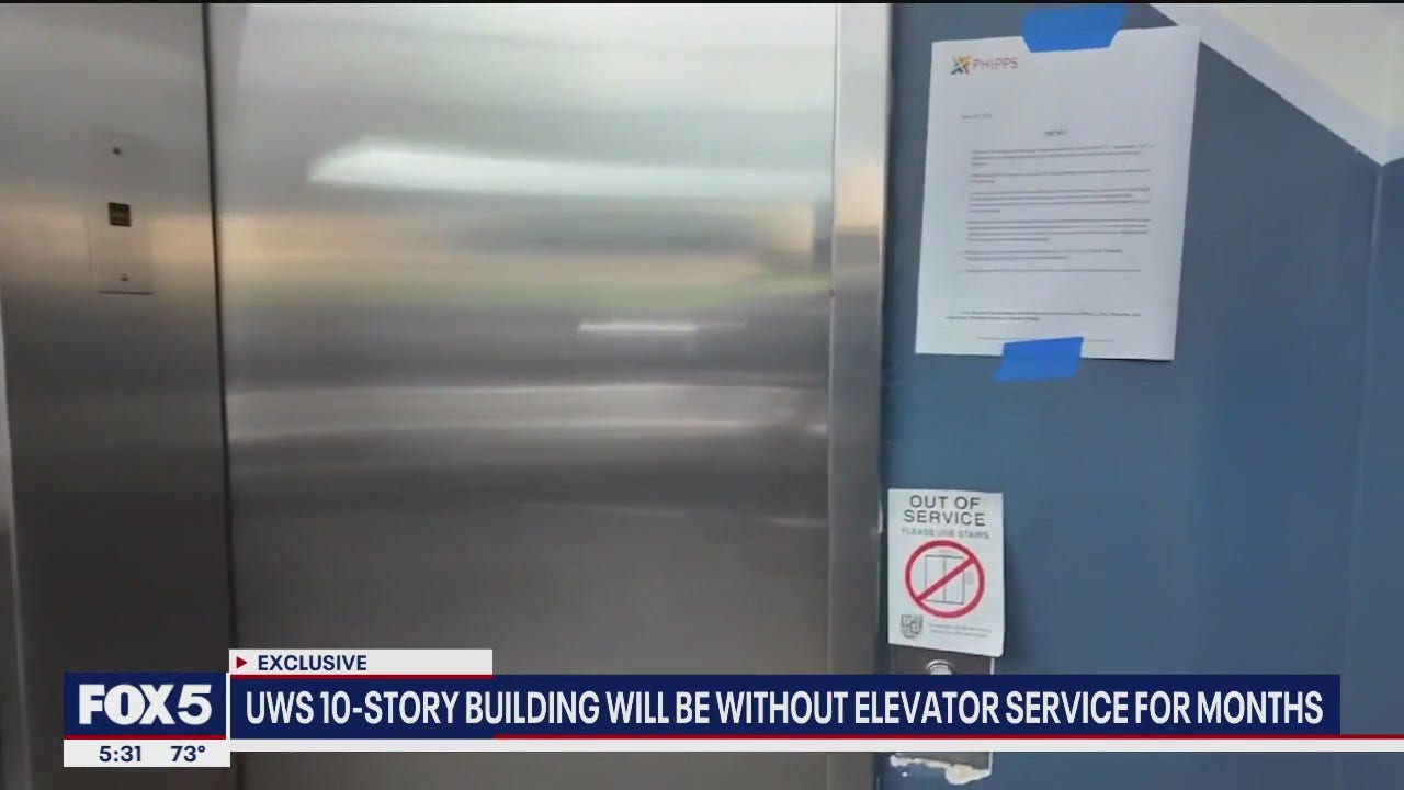 UWS 10-story building will be lacking elevator service for months | FOX ...