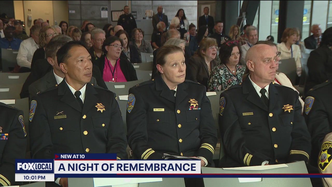 SFPD, friends, and family's gather to remember fallen officers | KTVU FOX 2