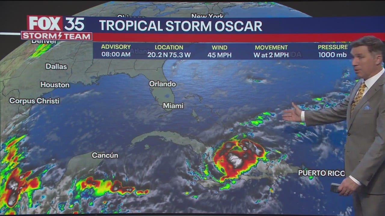 Tracking the tropics: Tropical Storm Oscar | FOX 35 Orlando