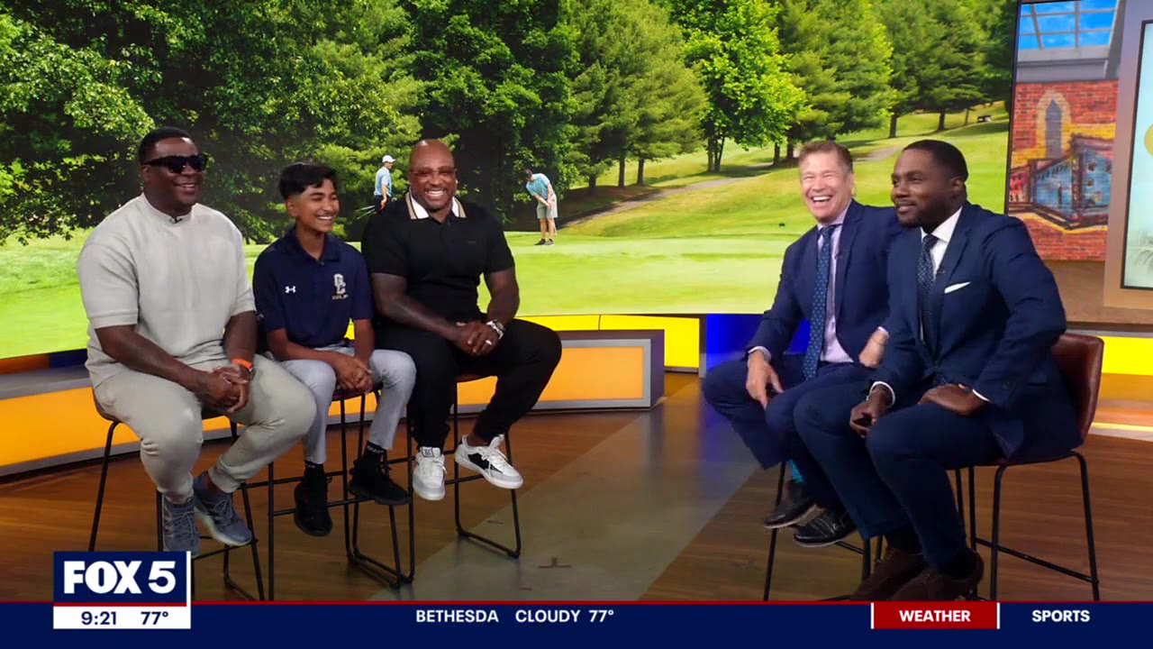 NFL greats Clinton Portis and Cato June preview 21st annual Eapen Open ...