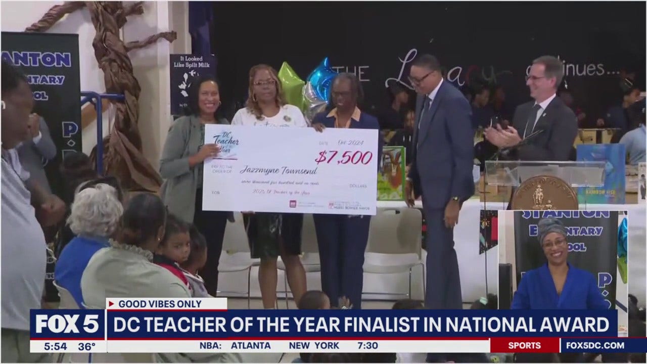 DC Teacher of the Year finalist for national award | FOX 5 DC