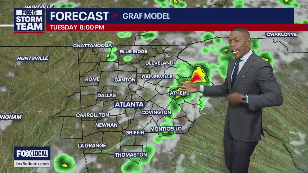 Monday afternoon weather forecast | FOX 5 Atlanta