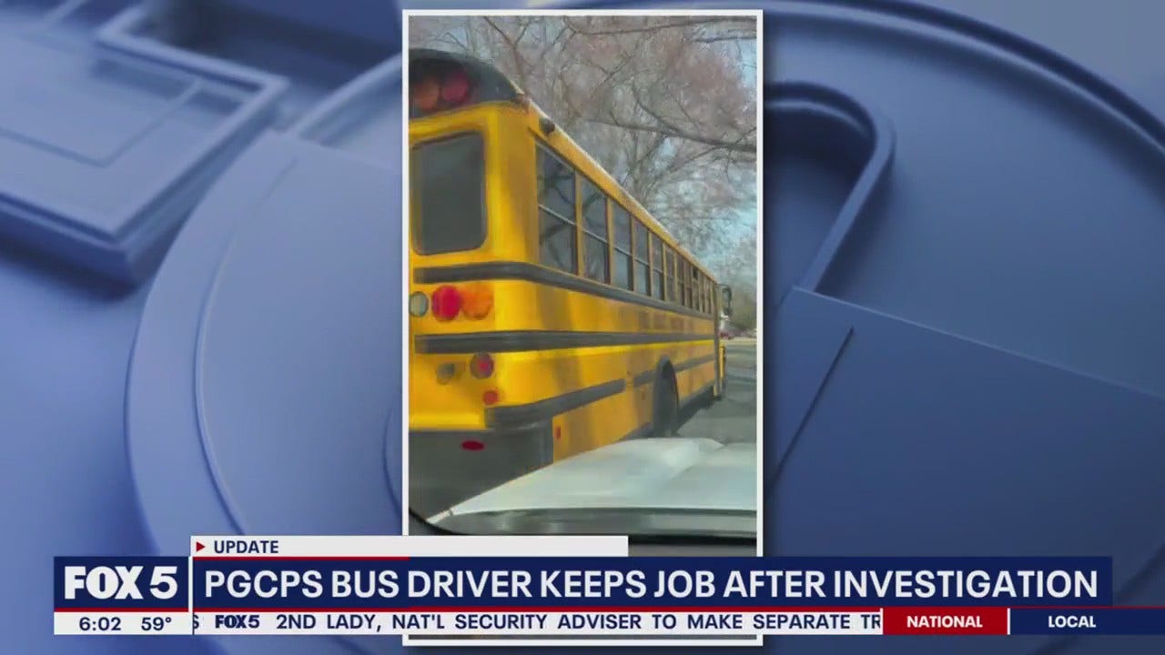 PGCPS bus driver seen on camera driving recklessly still employed | FOX ...