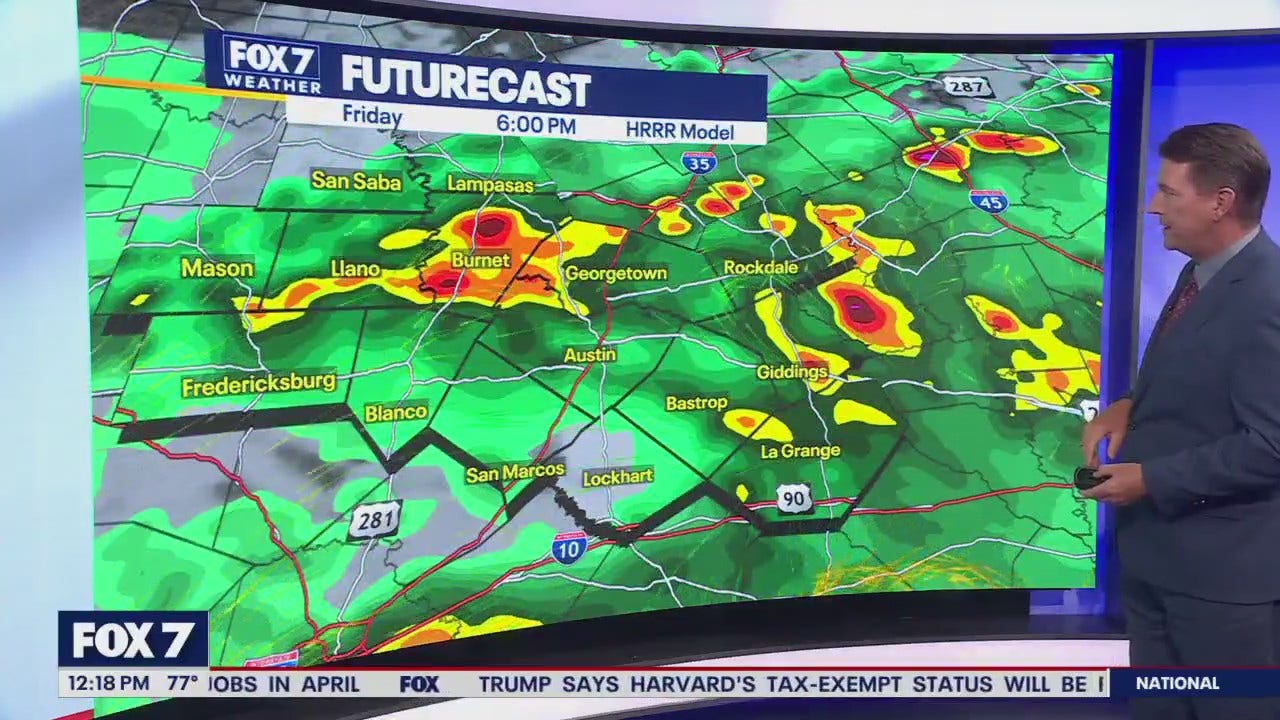 Austin weather: Severe Thunderstorm Watch issued | FOX 7 Austin