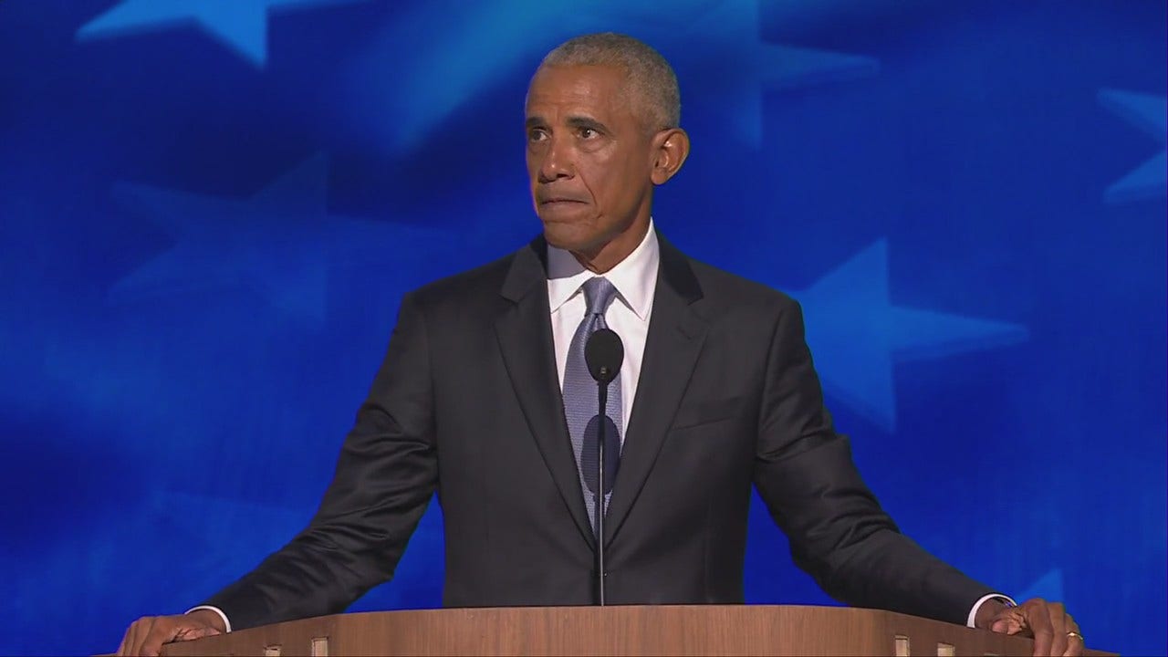 Full Speech: Barack Obama delivers headline address at Chicago DNC ...