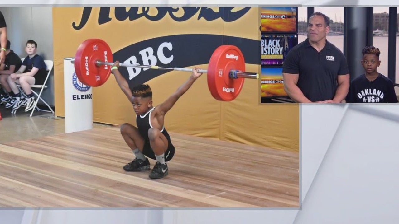 Black History Month: Legend Gabourel, 8, Oakland weightlifter | KTVU FOX 2