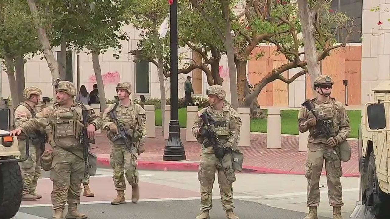Hundreds protest in Santa Ana following OC ICE raids | FOX 11 Los Angeles