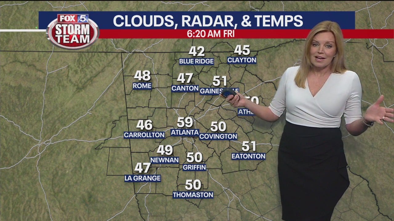 Friday morning weather forecast | FOX 5 Atlanta