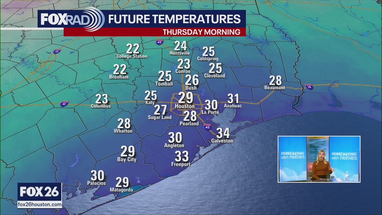 Cold front coming to Texas, total lunar eclipse | FOX 26 Houston