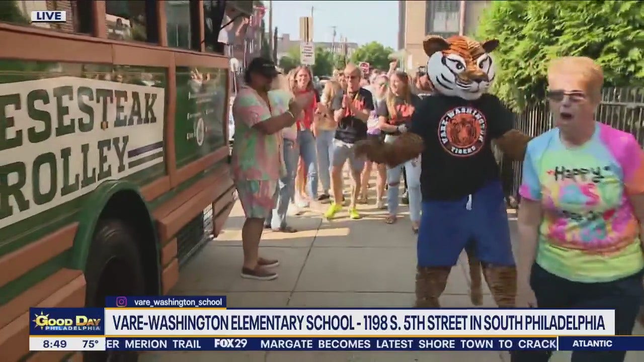 Delco's Steaks trolley makes teachers' last day | FOX 29 Philadelphia