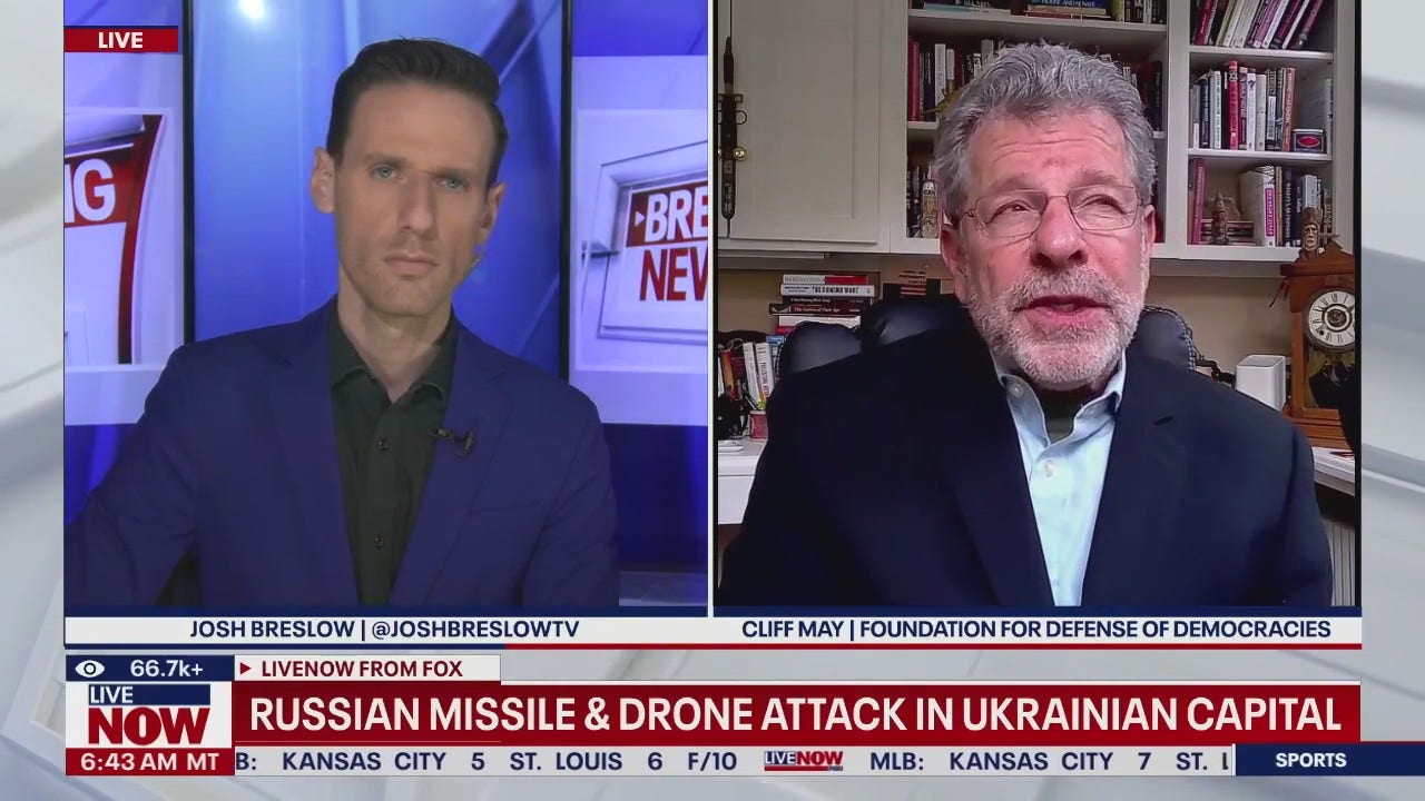 Russia launches major drone & missile attack on Kyiv | LiveNOW from FOX