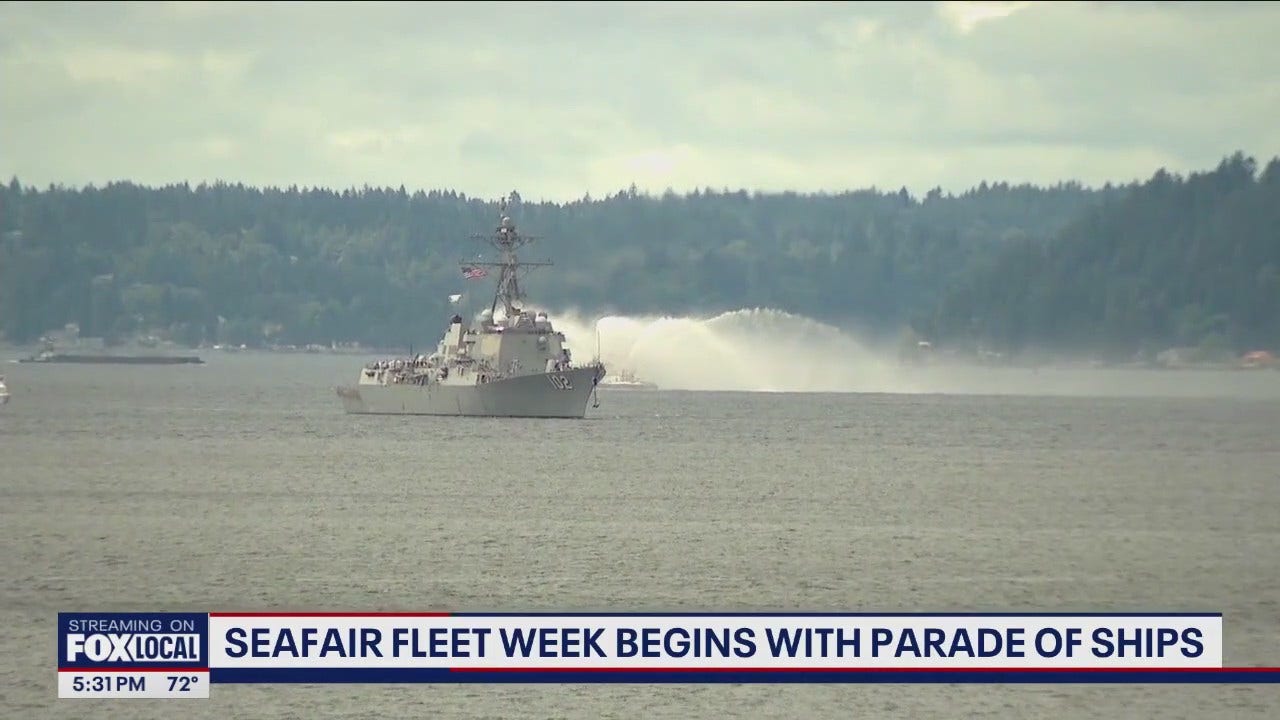 Seafair Fleet Week begins with Parade of Ships | FOX 13 Seattle