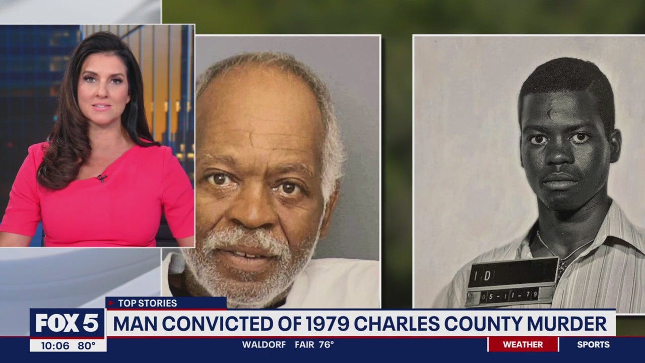 Man convicted of 1979 Charles County murder | FOX 5 DC