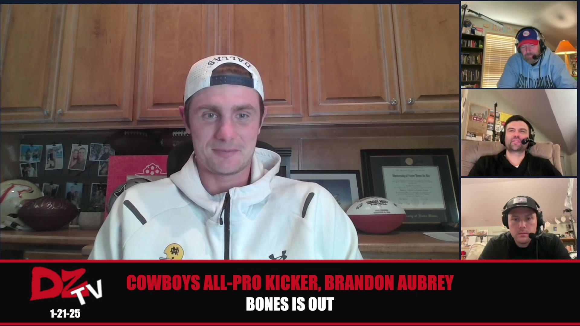 Brandon Aubrey on Bones Fassel's Departure | DZTV | FOX 4 Dallas-Fort Worth