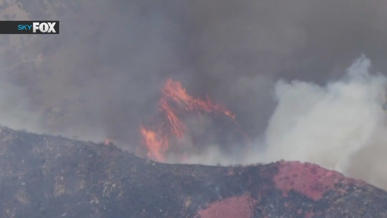 Crews make progress on Sharp Fire in Simi Valley | FOX 11 Los Angeles