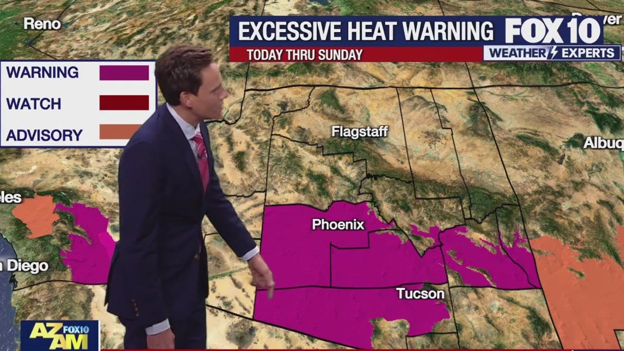Morning weather forecast - 6/14/24 | FOX 10 Phoenix