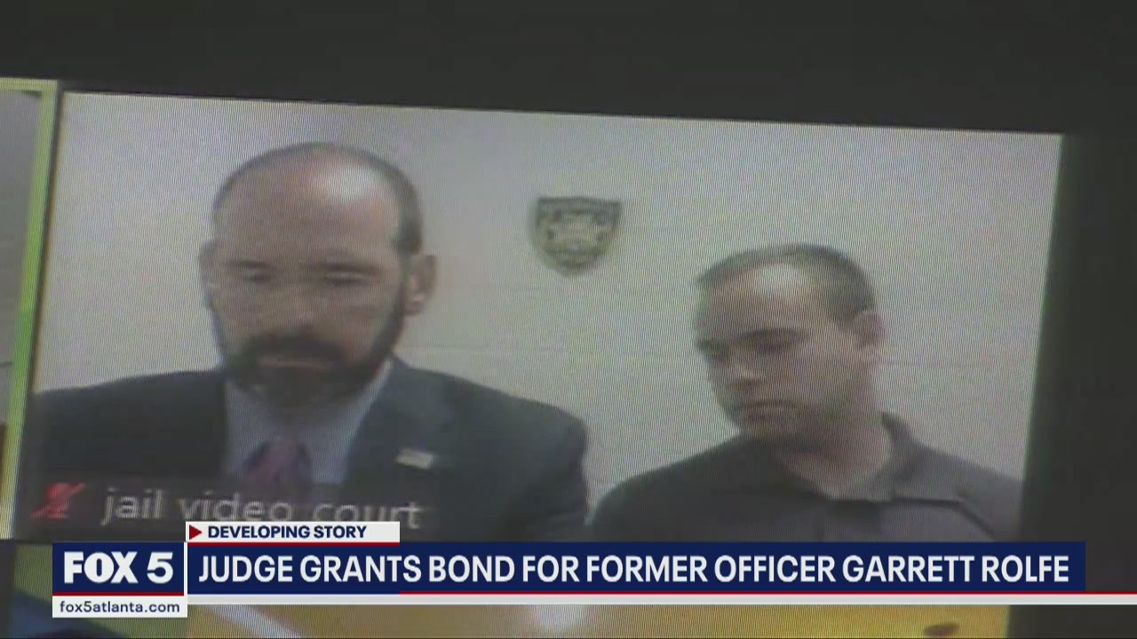 Judge grants bond for former officer Rolfe | FOX 5 Atlanta