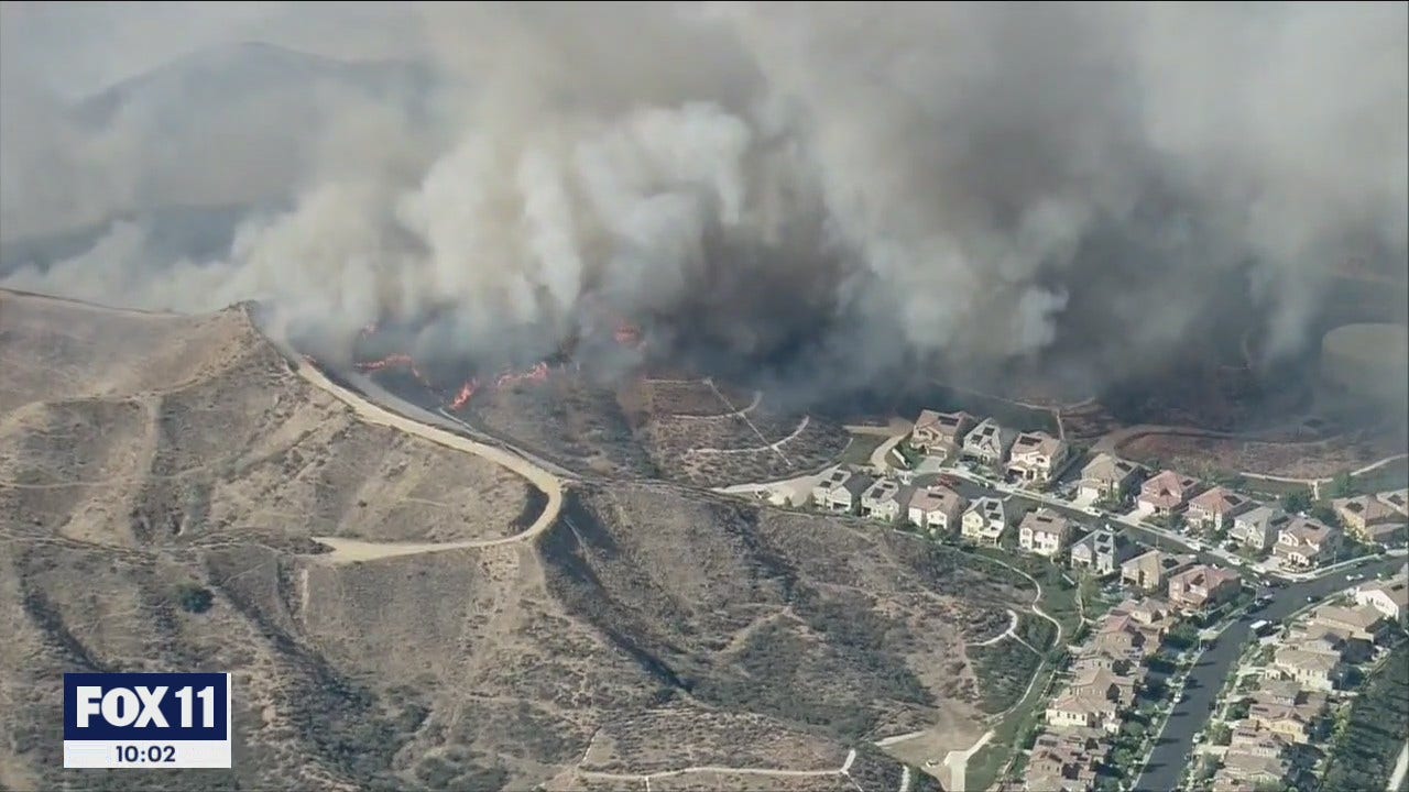 North Fire: Mandatory evacuations issued as fire crews battle large ...