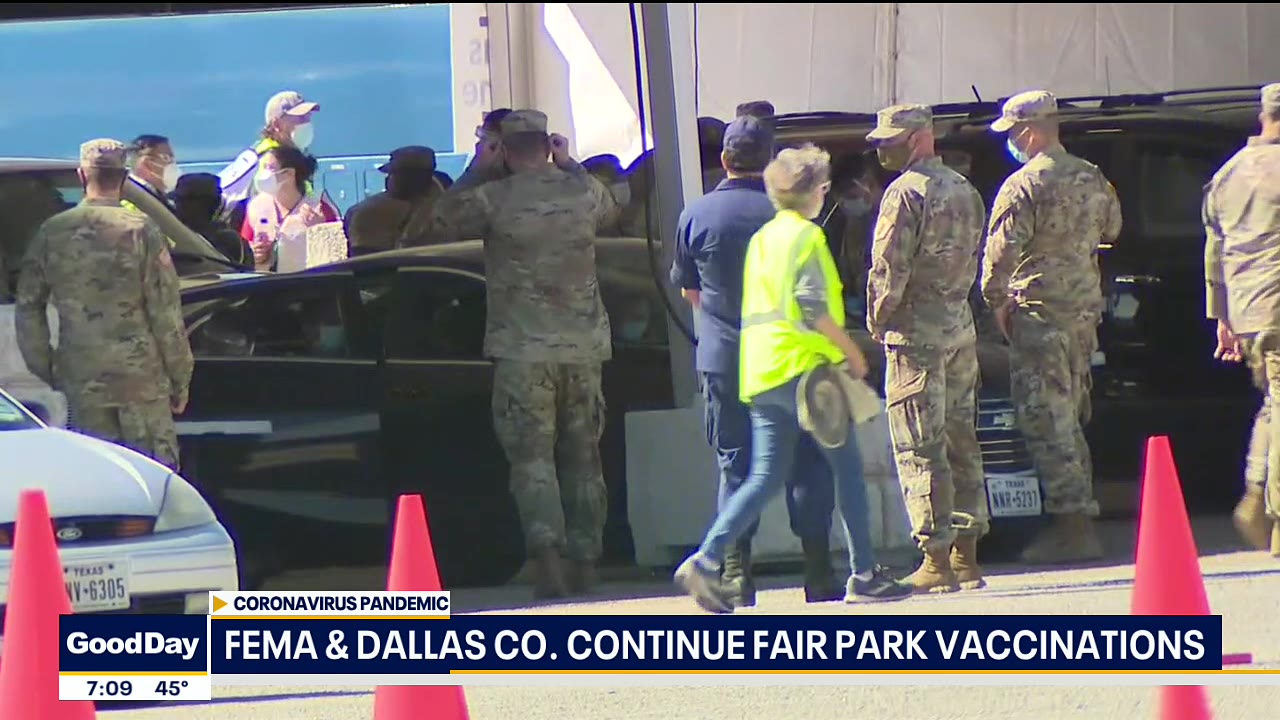 FEMA and Dallas County continue Fair Park vaccinations | FOX 4 Dallas ...