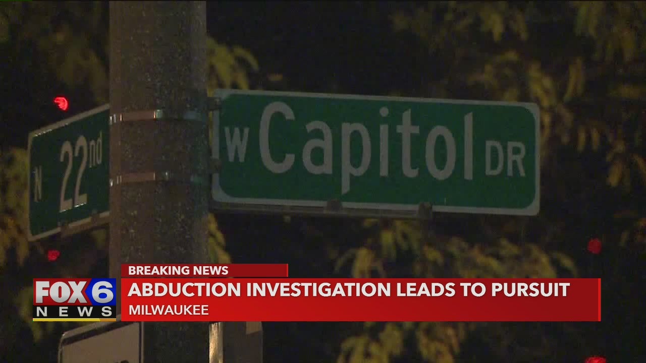 Abduction investigation leads to police pursuit in Milwaukee